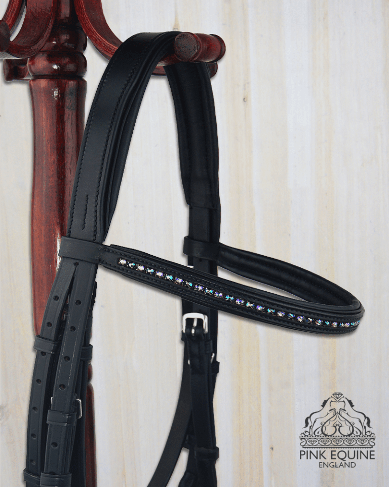 Swarovski Crystal Browbands custom made by Pink Equine