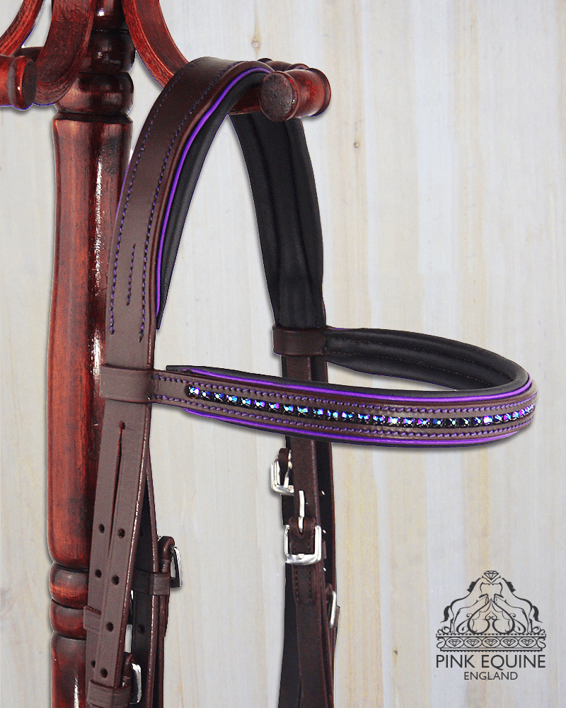 Swarovski Crystal Browbands custom made by Pink Equine