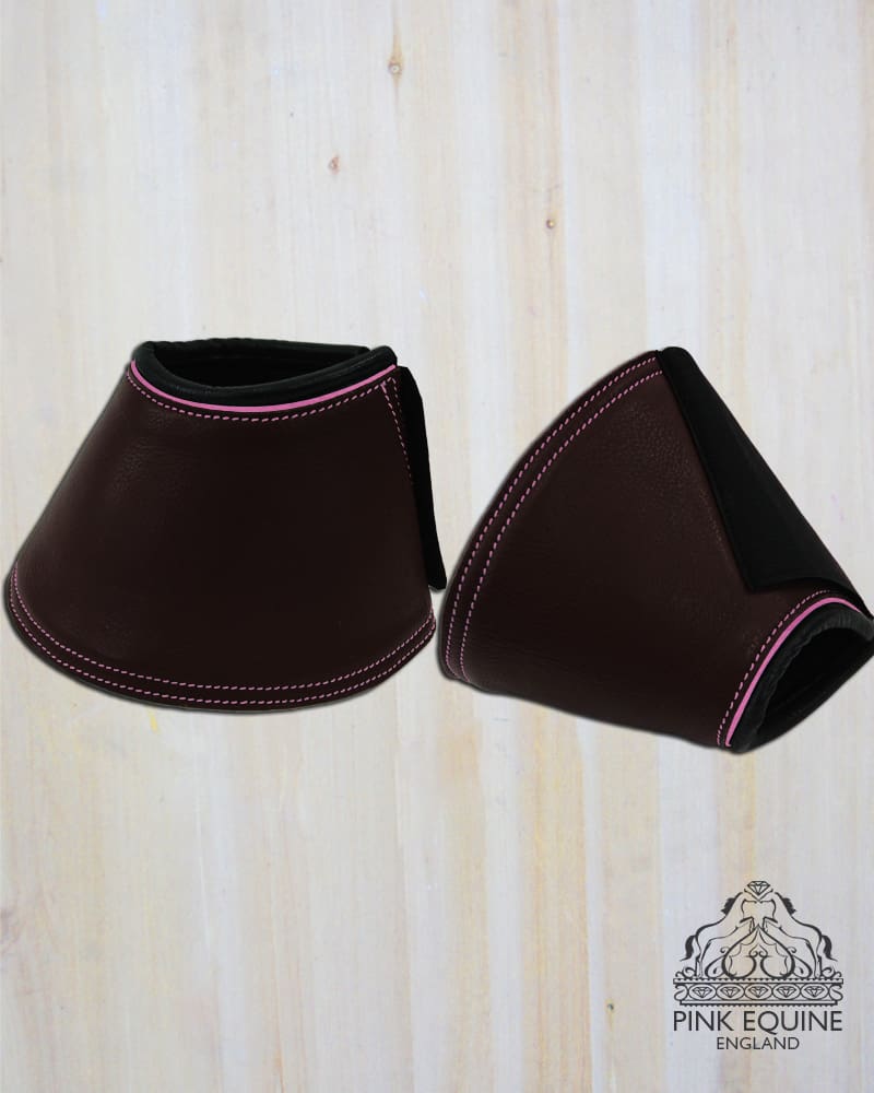 Pink Equine Custom Horse Bell Boots