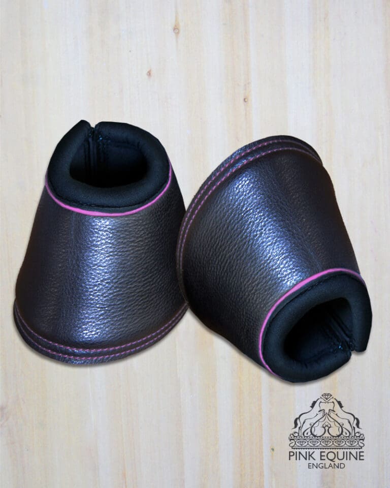 Pink Equine Custom Horse Bell Boots