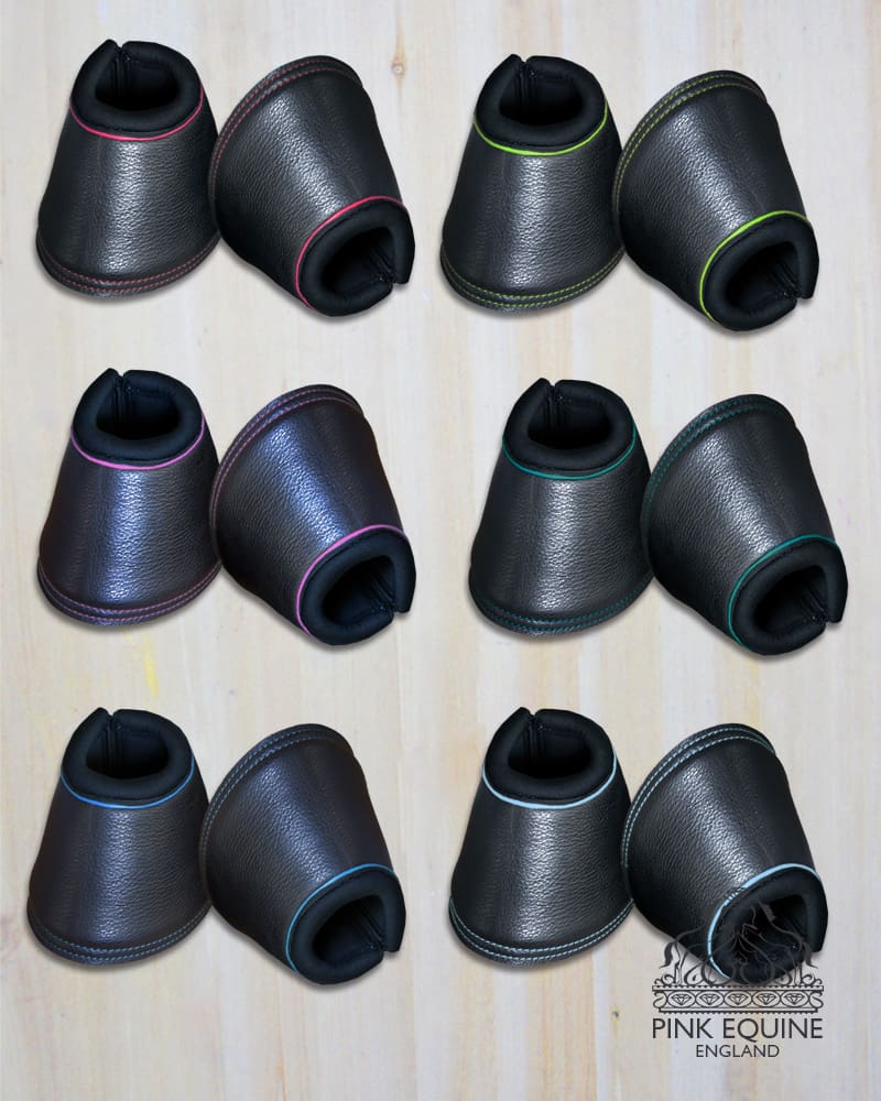 Pink Equine Custom Horse Bell Boots