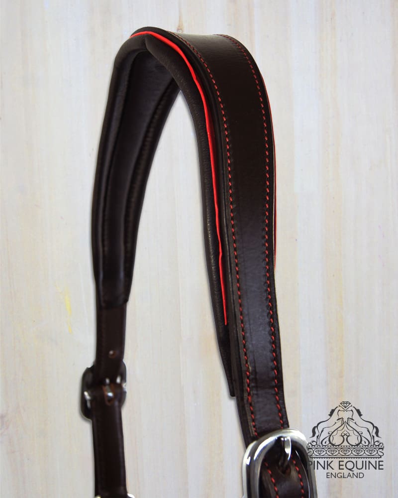 Pink Equine Personalised Leather Headcollar