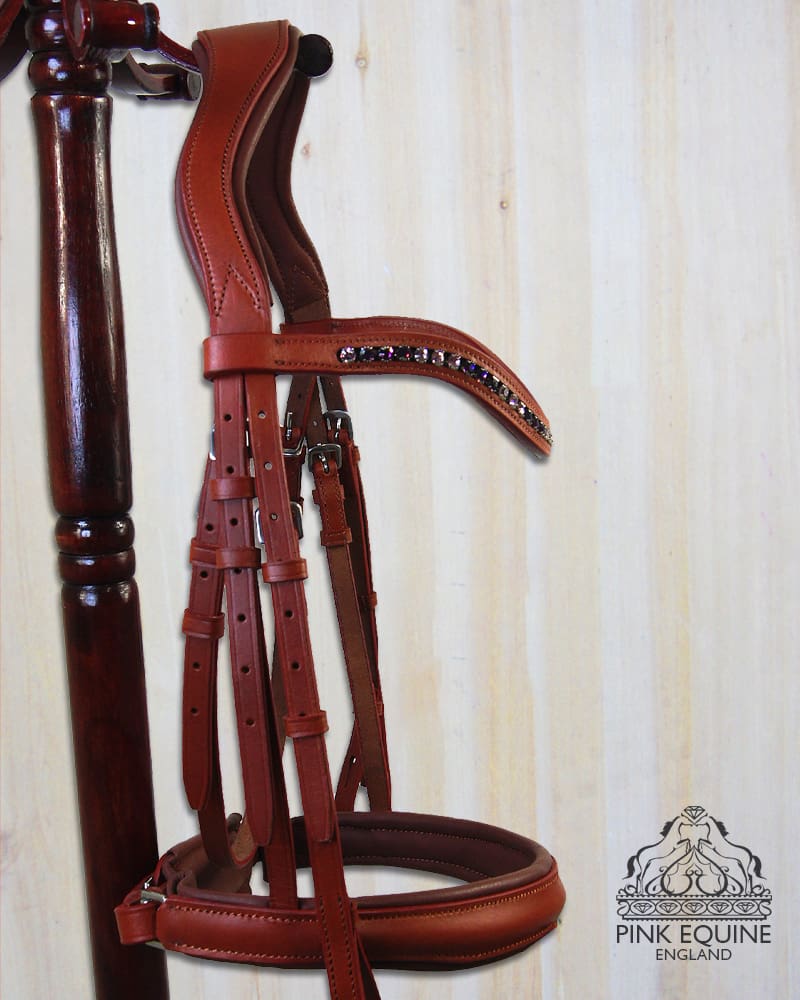 Tyffany Custom Crystal Wave Bridle by Pink Equine
