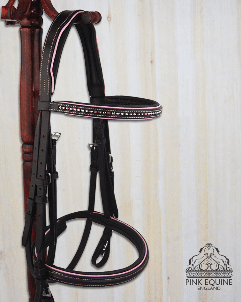 Pink Equine Custom Horse Bridles and tack