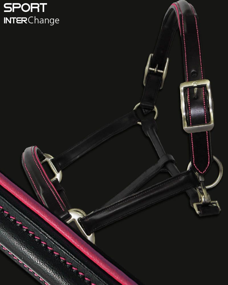 The Pink Equine Personalised Leather Headcollar