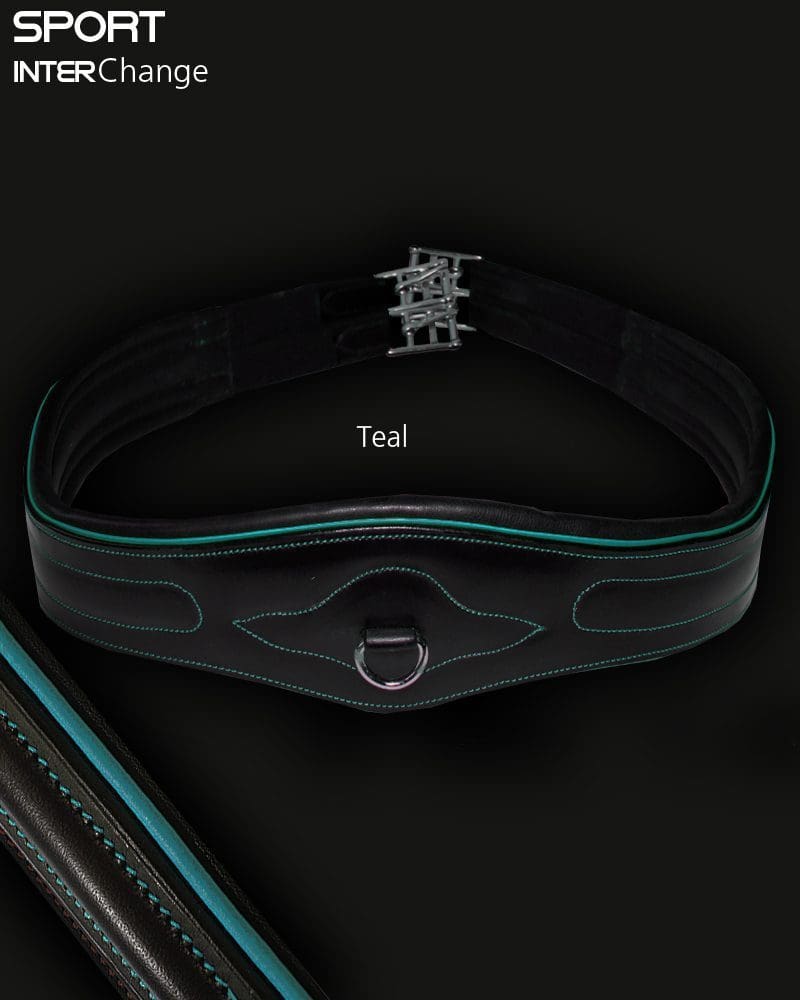 Pink Equine Colour Piped Ergonomic Girth