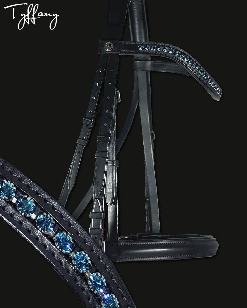 Tyffany Custom Crystal Wave Bridle by Pink Equine
