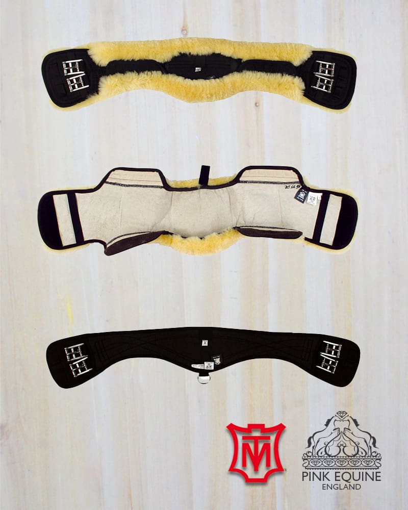 Mattes Custom Short Crescent Shaped Dressage Girth