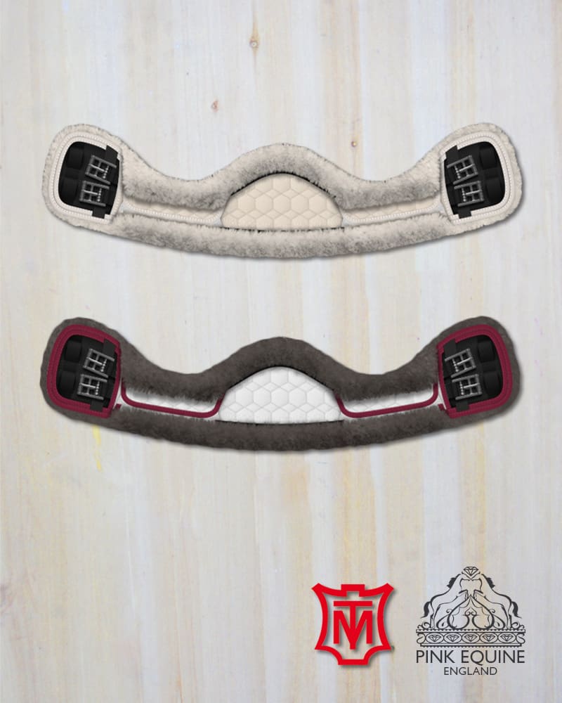 Mattes Custom Short Crescent Shaped Dressage Girth