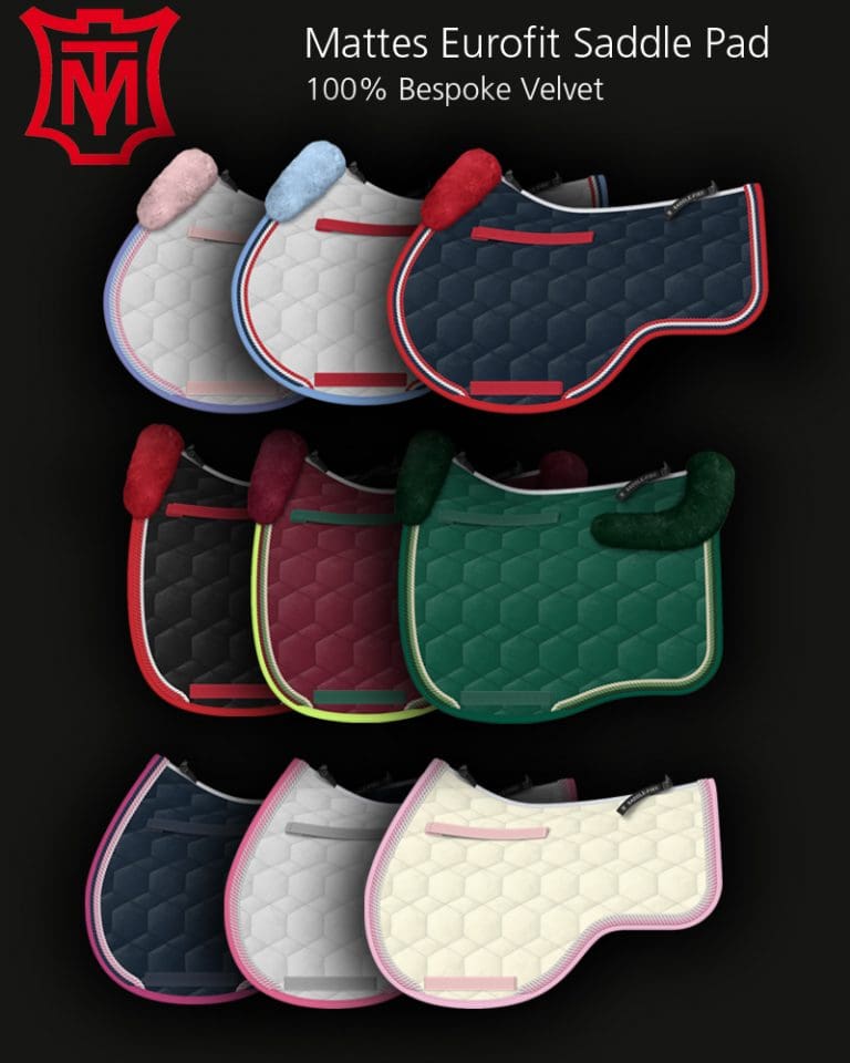 Mattes English Saddle Pads | Pink Equine