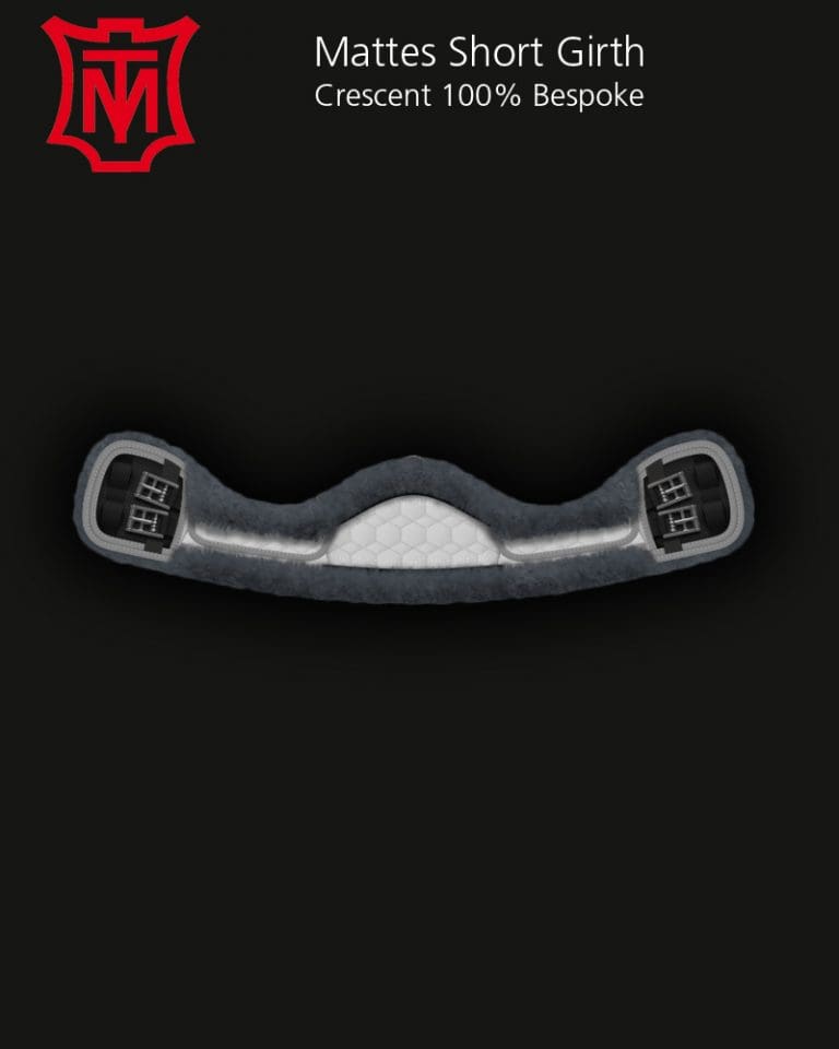 Mattes Custom Short Crescent Shaped Dressage Girth