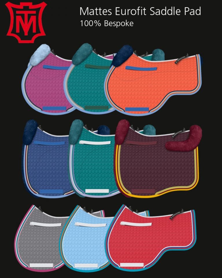 Mattes English Saddle Pads | Pink Equine