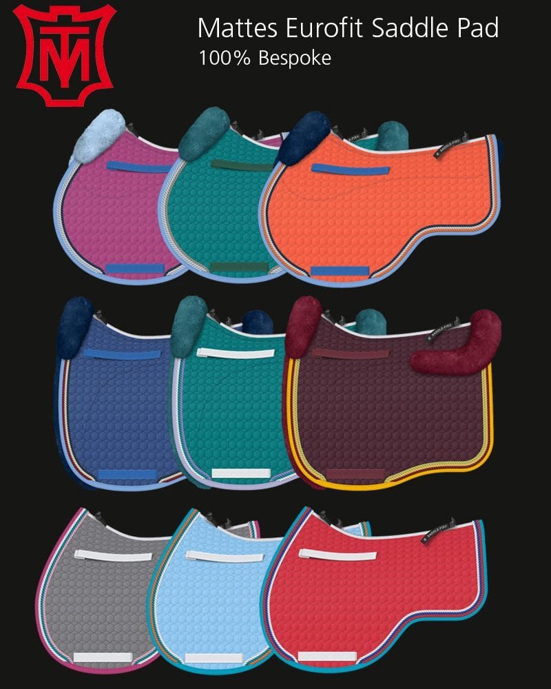 Mattes English Saddle Pads | Pink Equine