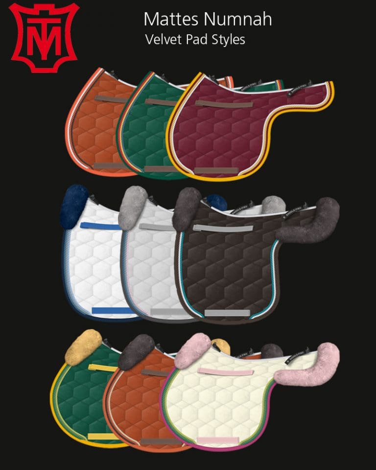 Mattes custom designed Numnahs | Pink Equine