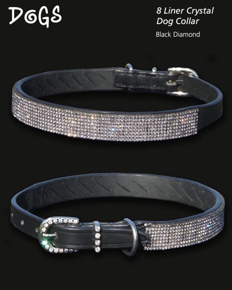 Stunning designer diamond dog collars | Pink Equine