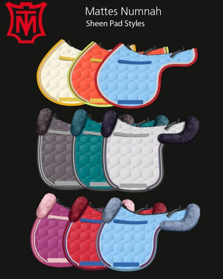 Mattes custom designed Numnahs | Pink Equine