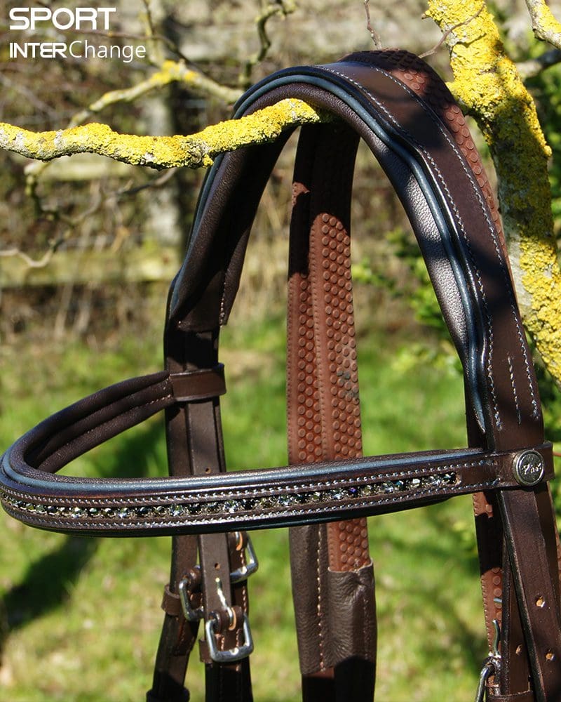 Full Bridle – Brown Leather Crystal English without Flash -petrol ...