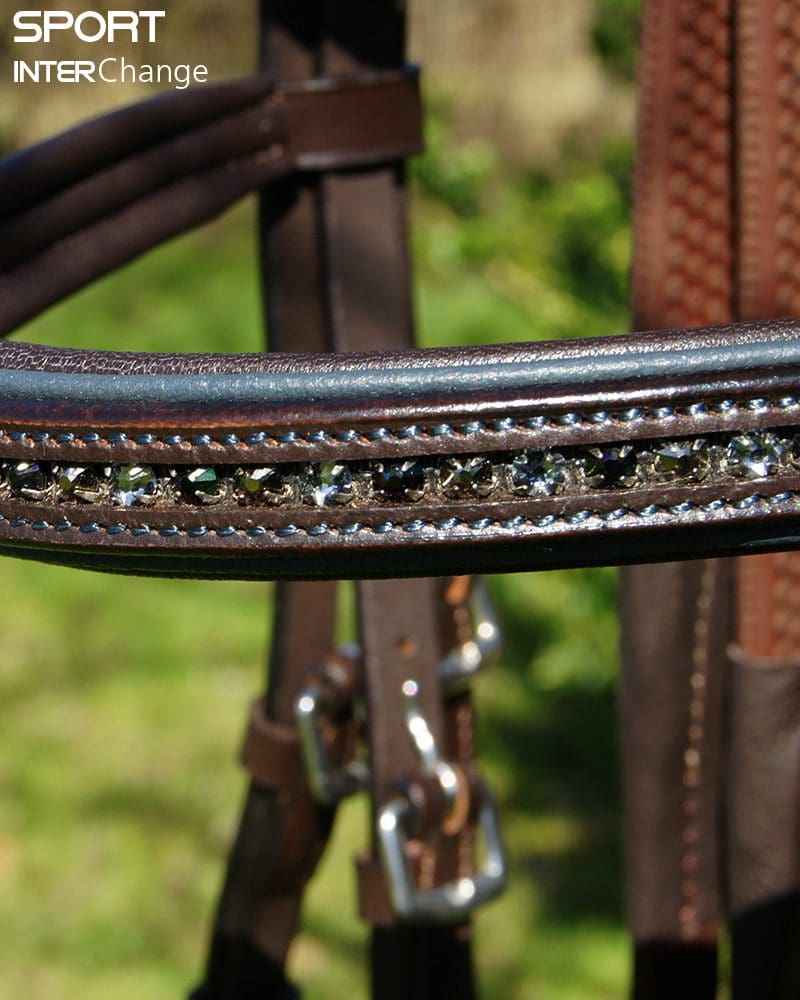 Full Bridle – Brown Leather Crystal English without Flash -petrol ...