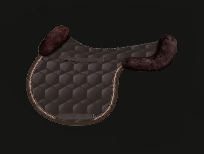 A range of Brown Saddle pads | Bespoke or Off the Shelf