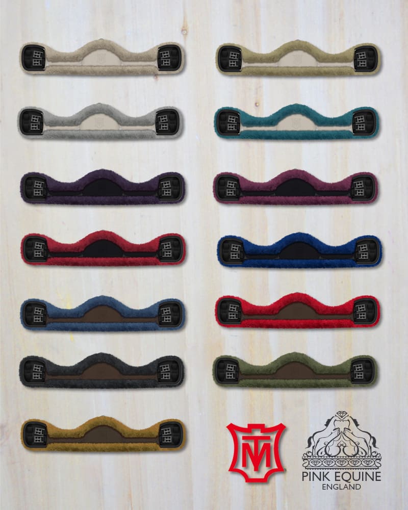 Mattes Custom Short Asymmetric Slimline Girth | Pink Equine