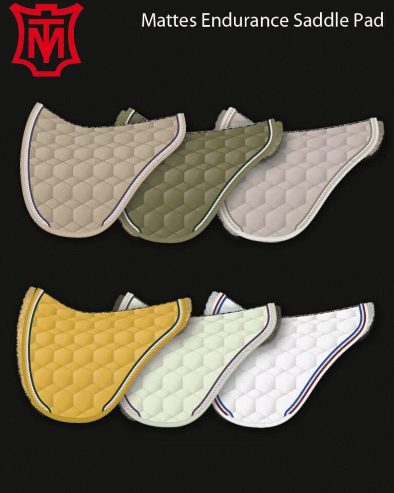 Mattes English Saddle Pads | Pink Equine