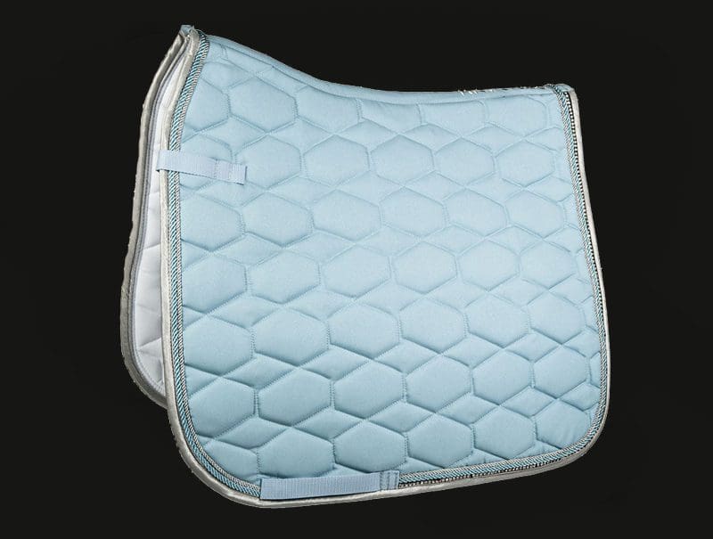 Light Blue Saddle Pads – Pink Equine