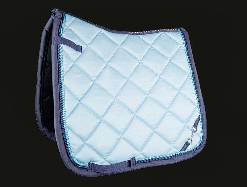 Light Blue Saddle Pads – Pink Equine