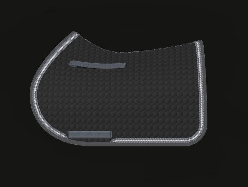 Choose from over 20 stunning black saddle pads