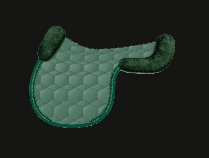 Over 20 Exquisite styles of British Racing Green Saddle Pads
