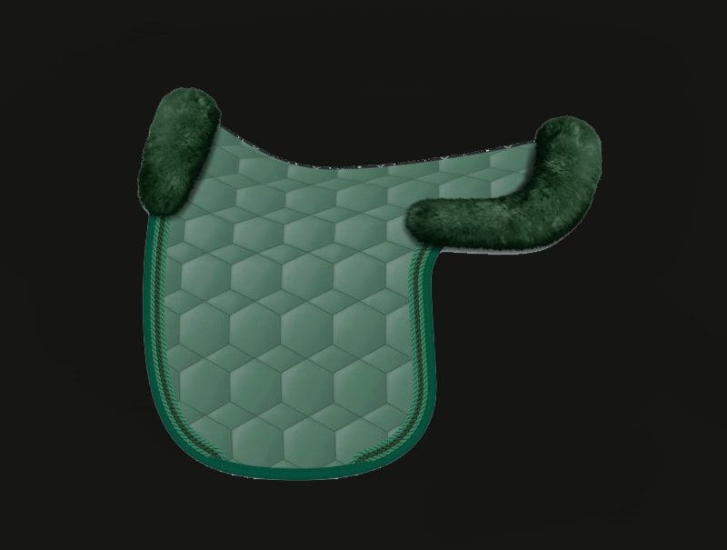 Over 20 Exquisite styles of British Racing Green Saddle Pads