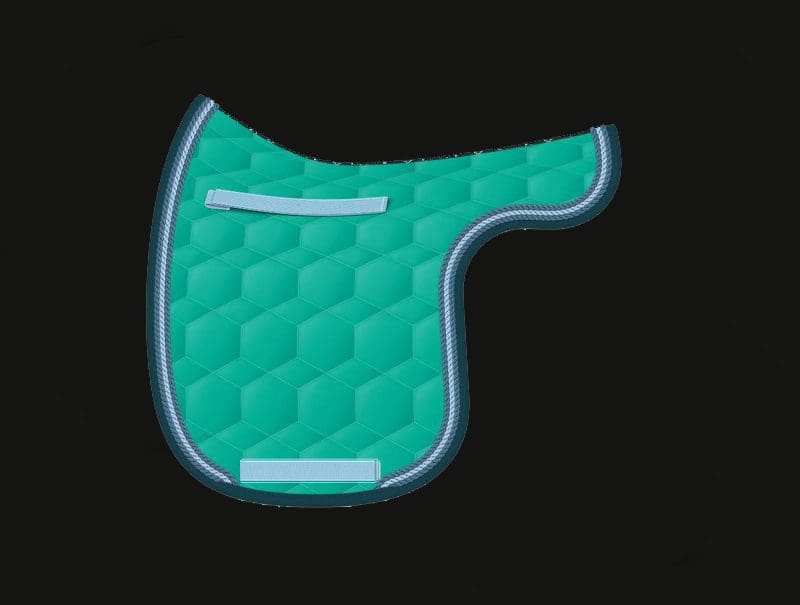 Stunning range of Emerald Green Saddle Pads | Pink Equine