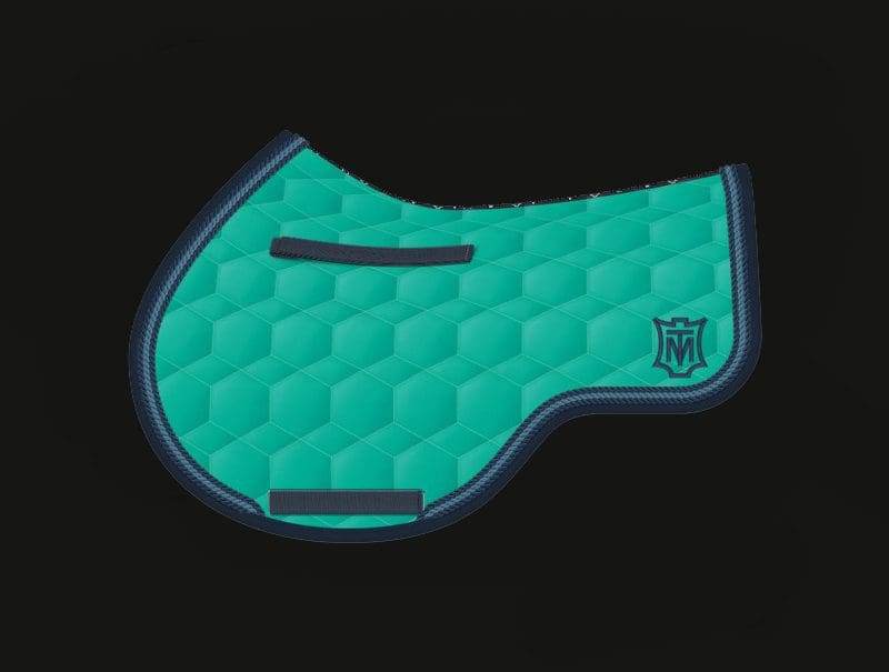 Stunning range of Emerald Green Saddle Pads | Pink Equine