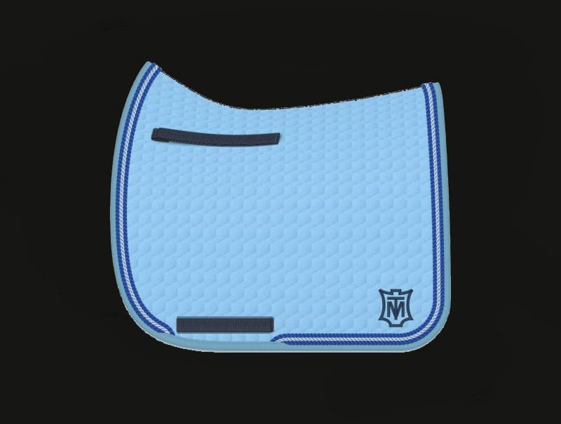 Light Blue Saddle Pads – Pink Equine