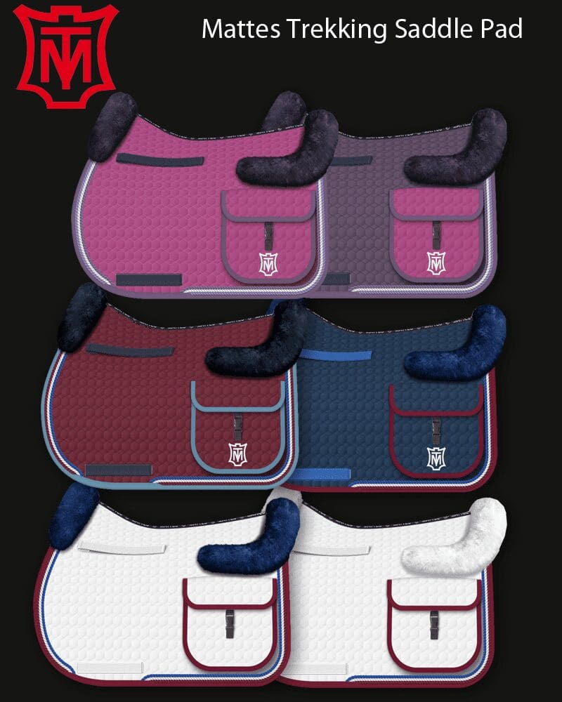 Mattes Trekking Saddle Pads | Pink Equine