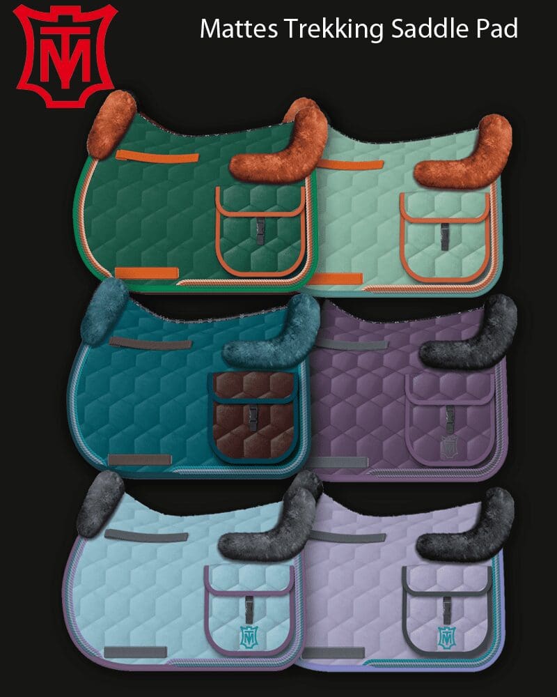 Mattes Trekking Saddle Pads | Pink Equine