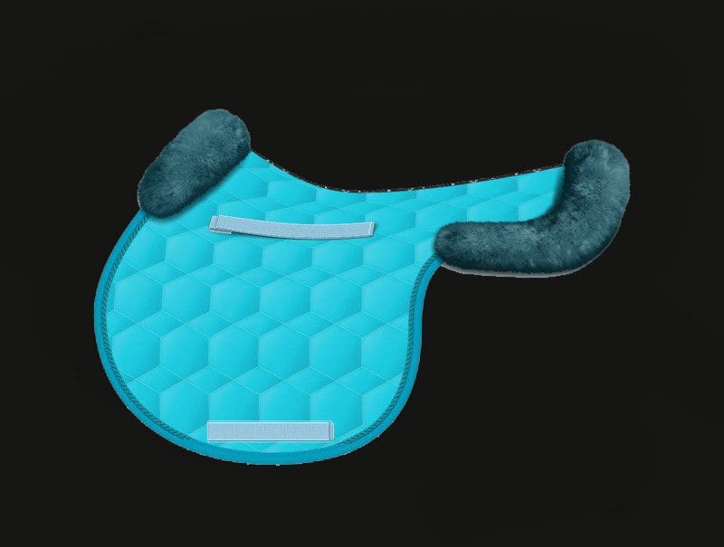 Gorgeouse Turquoise Saddle Pads | Pink Equine