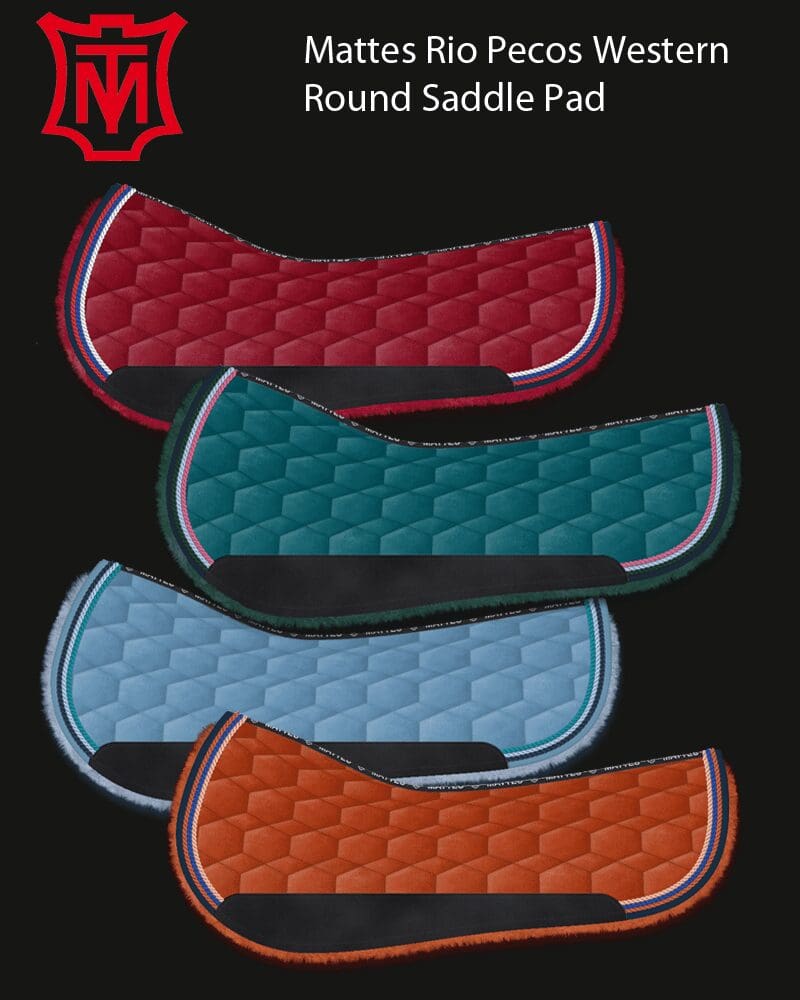 Introducing the Western Rounded Saddle Pad by Mattes