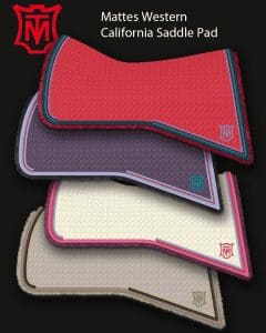 Mattes Western Rio Pecos California Saddle Pad