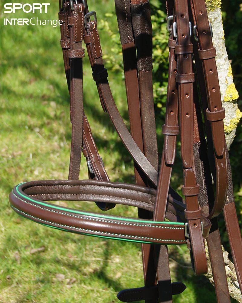 Full Bridle – Brown Leather Crystal English without Flash -hunter green ...