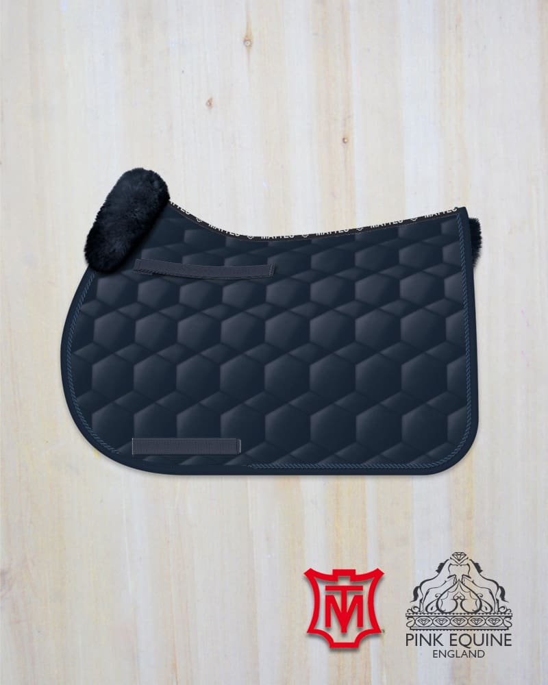 Mattes Square All Purpose Sheepskin Saddle Pad Cotton Sheen