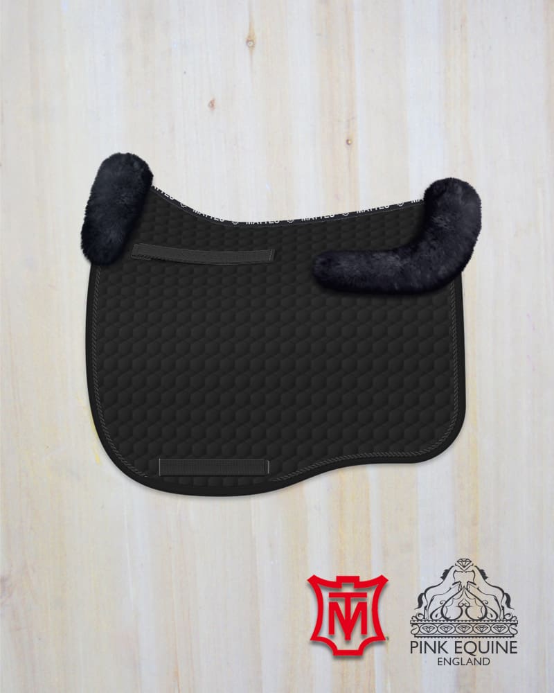 Mattes Eurofit Dressage Sheepskin Saddle Pads - Large