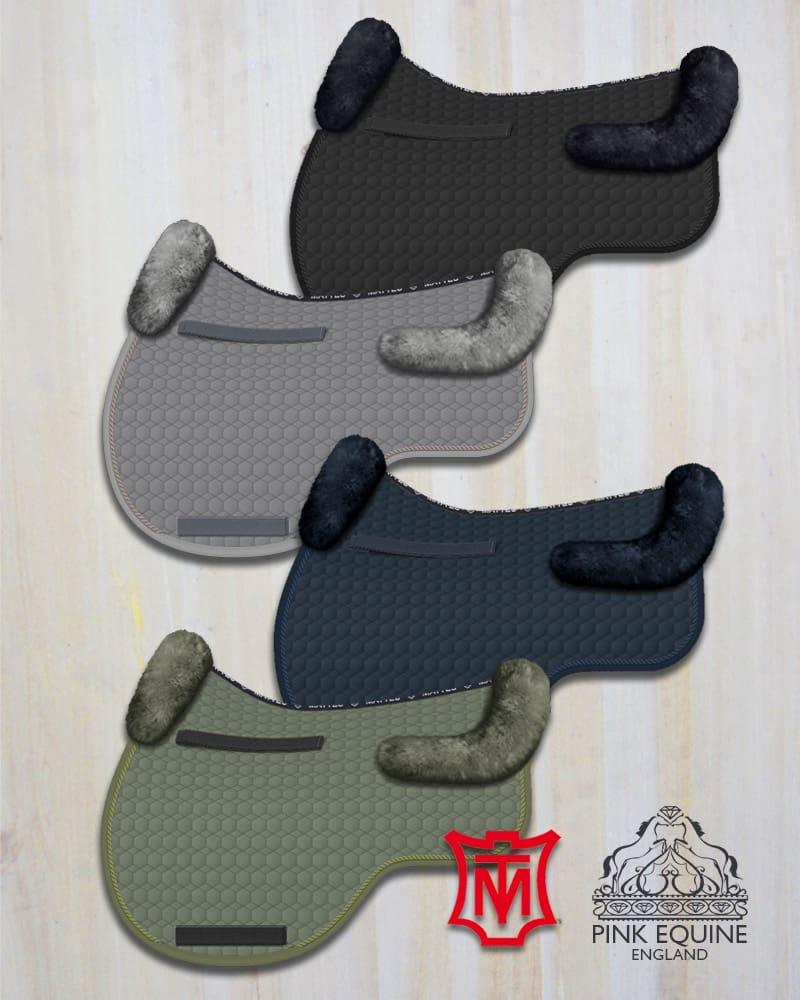 Sheepskin saddle pad store