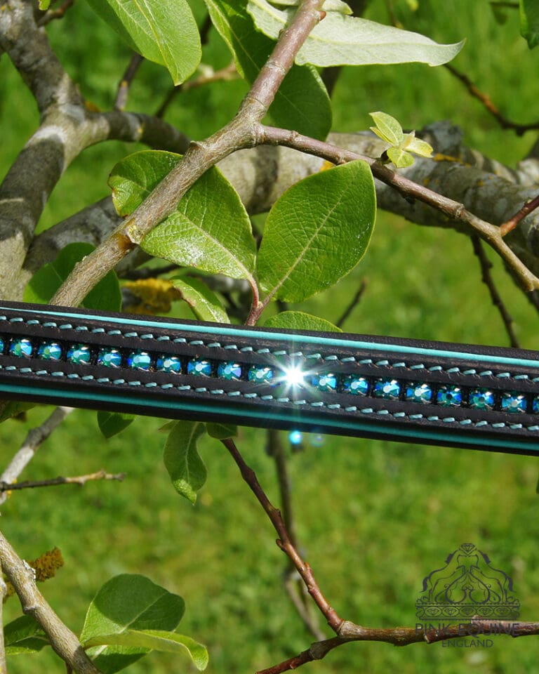 Swarovski Crystal Browbands custom made by Pink Equine