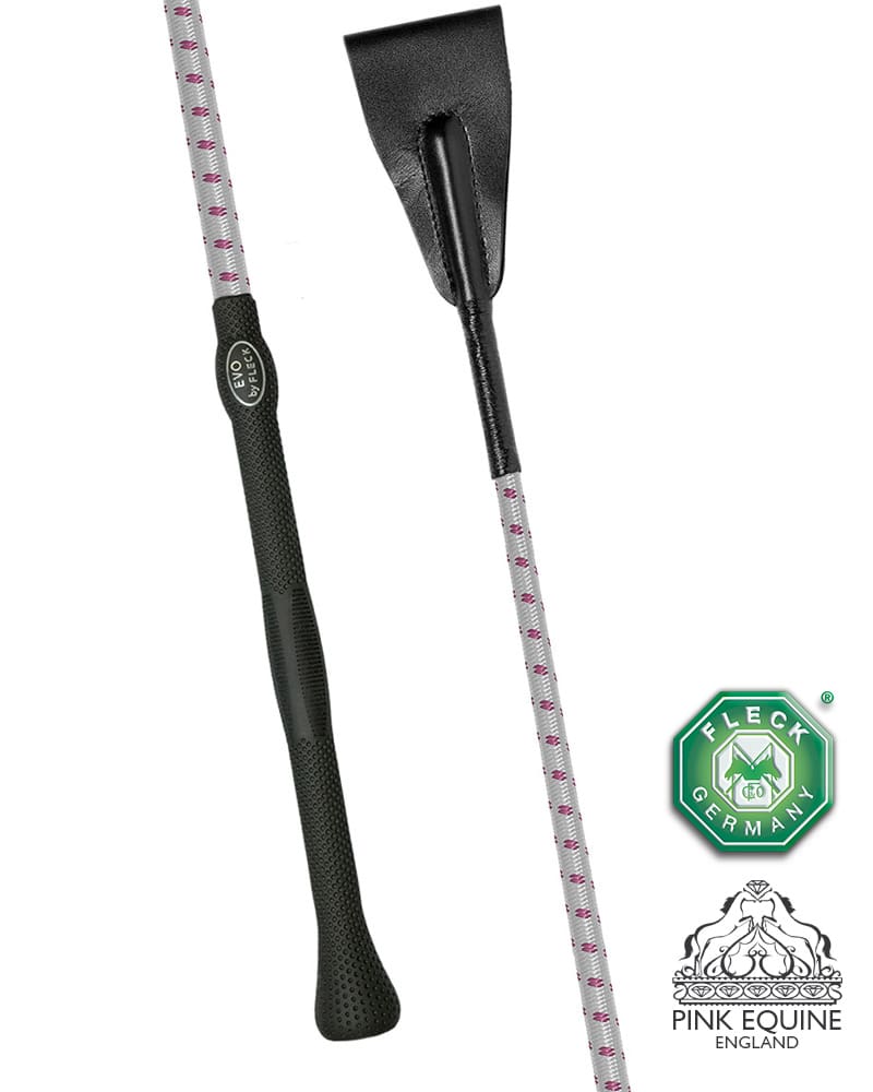 The Fleck Evo Grip Jumping Whip, a great whip for beginners