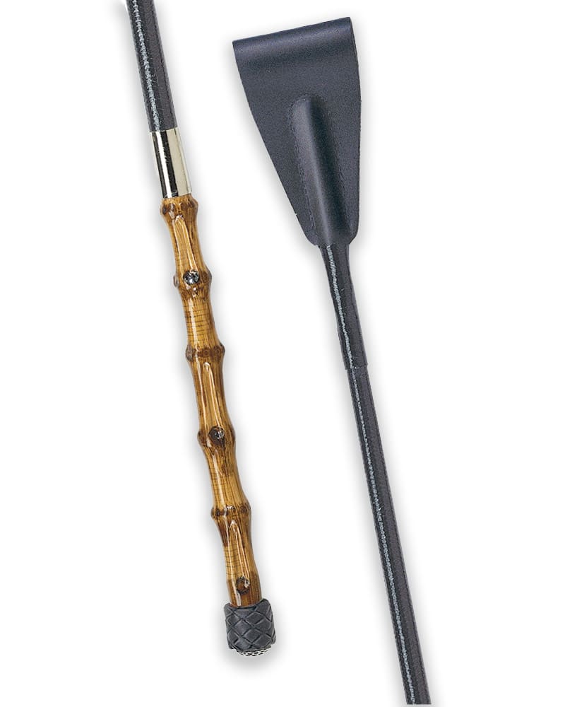 Fleck Pearl Bamboo handle riding whip Simply Stunning