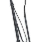 Fleck Braided Leather Riding Crop made from genuine Leather.