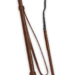 Fleck Braided Leather Riding Crop made from genuine Leather.