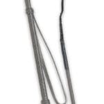 Fleck Braided Leather Riding Crop made from genuine Leather.