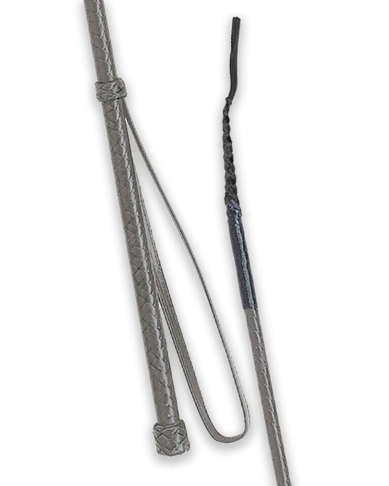 Fleck Braided Leather Riding Crop made from genuine Leather.