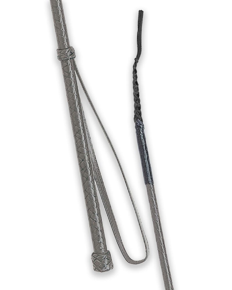 Fleck Braided Leather Riding Crop made from genuine Leather.